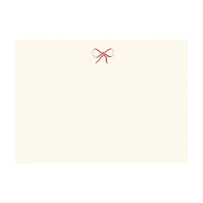 Hand Painted Bow Note Cards in Ivory