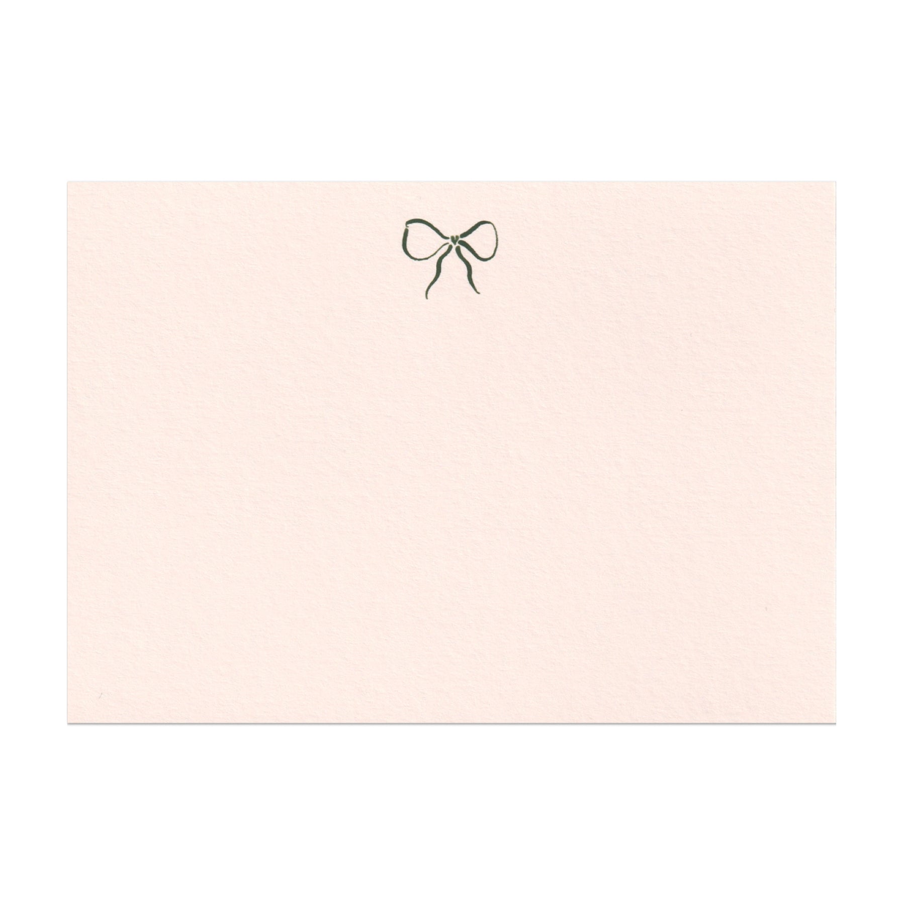 Hand Painted Bow Note Cards in Nude Pink