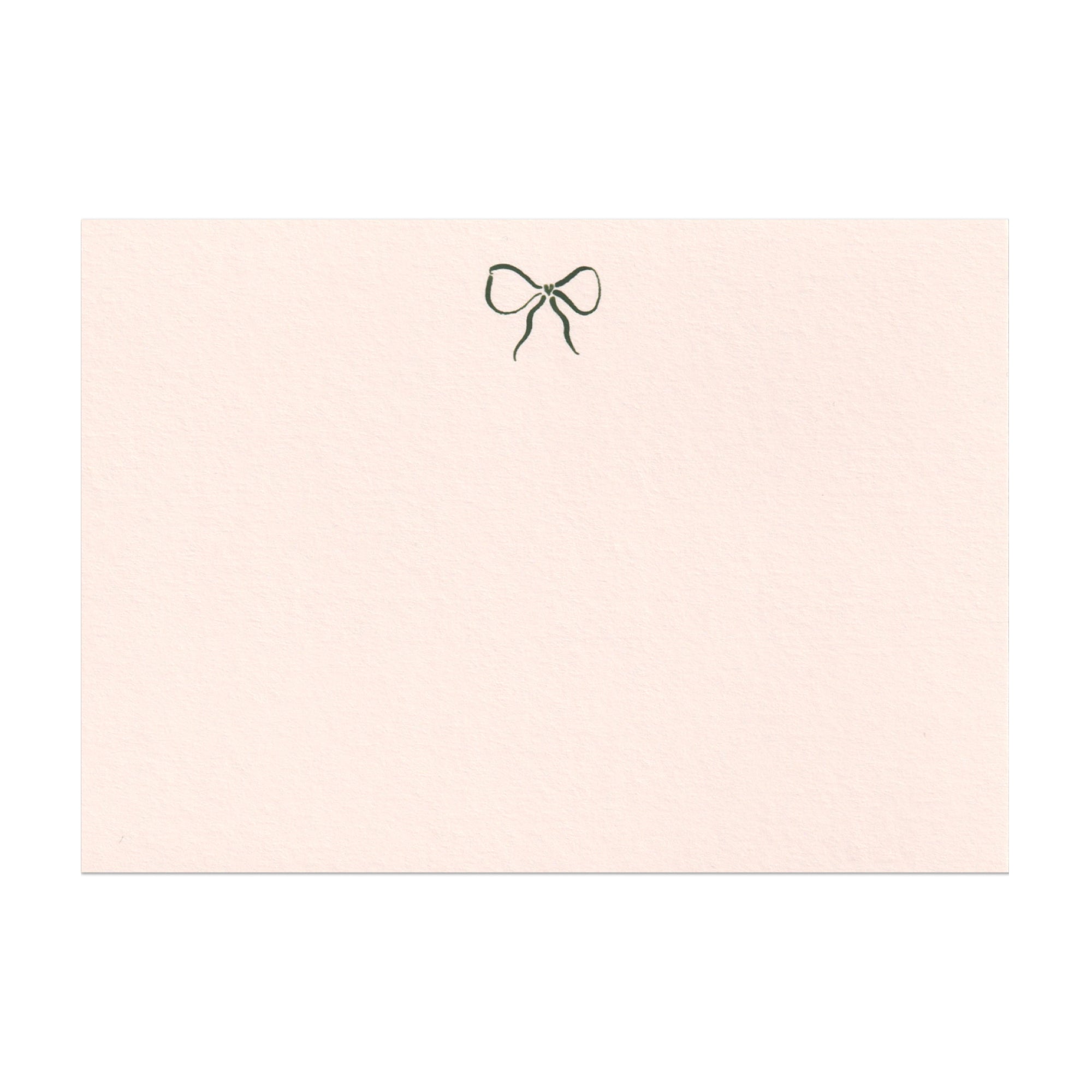 Hand Painted Bow Note Cards in Nude Pink