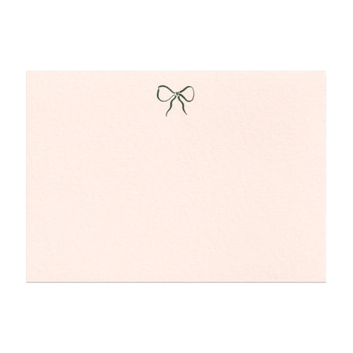 Hand Painted Bow Note Cards in Nude Pink