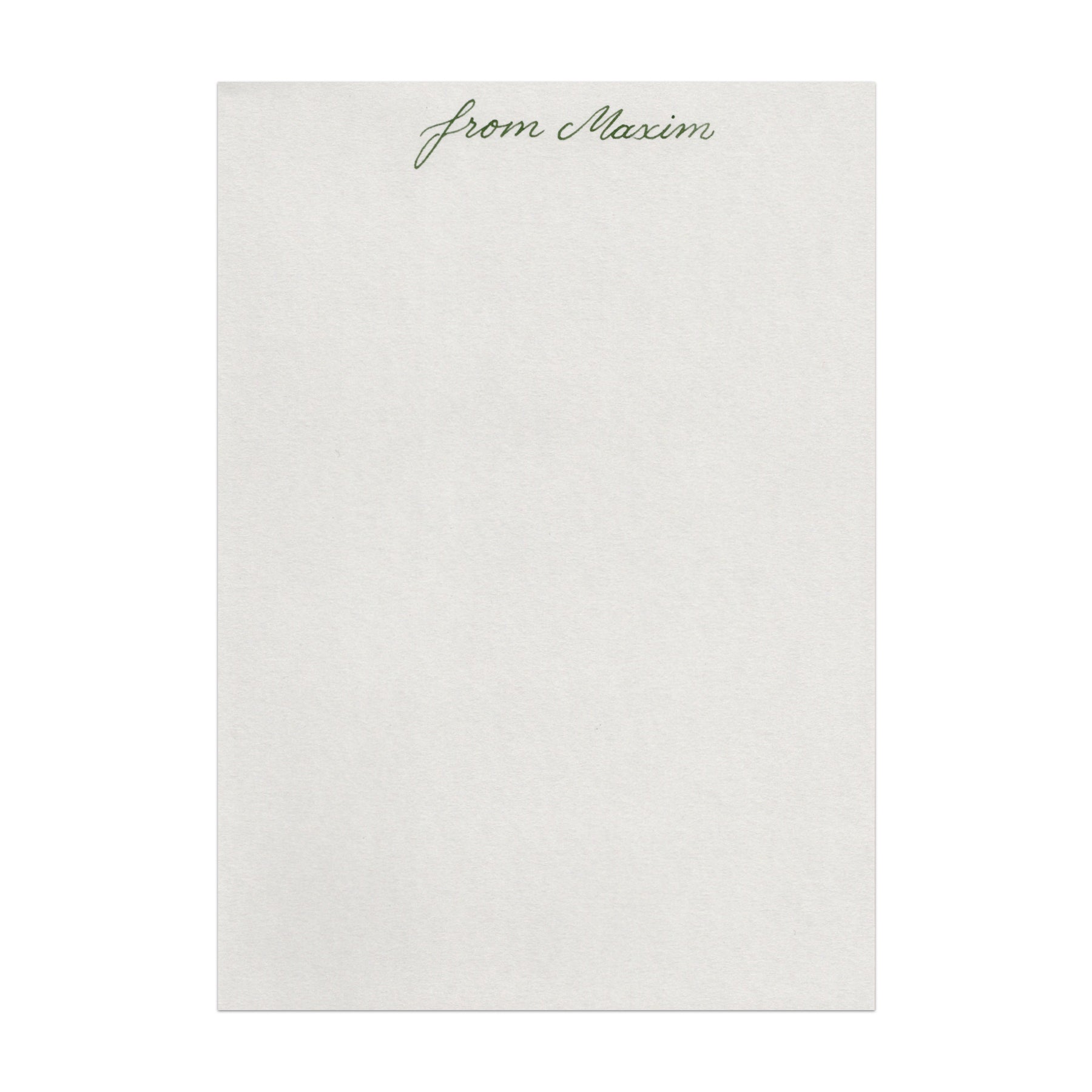 Personalised Writing Paper