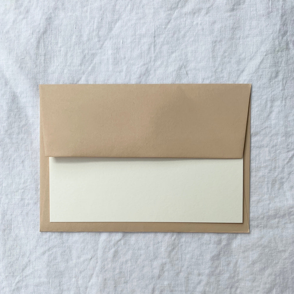 Hand Painted Bow Note Cards in Ivory