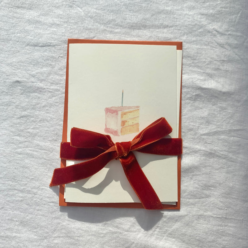 Piece of Cake Greetings Card