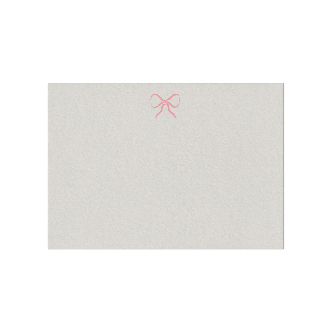 Hand Painted Bow Note Cards in Dove
