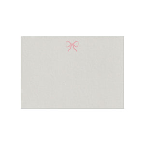 Hand Painted Bow Note Cards in Dove