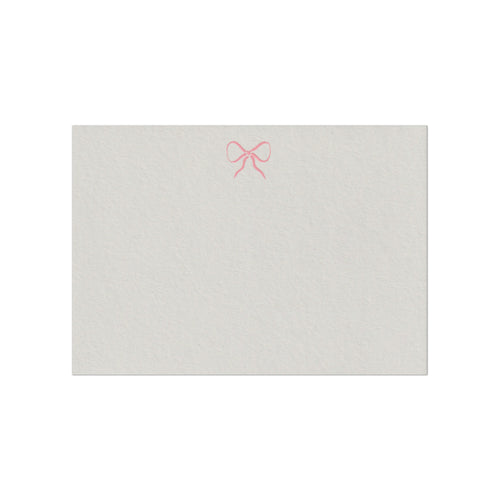 Hand Painted Bow Note Cards in Dove