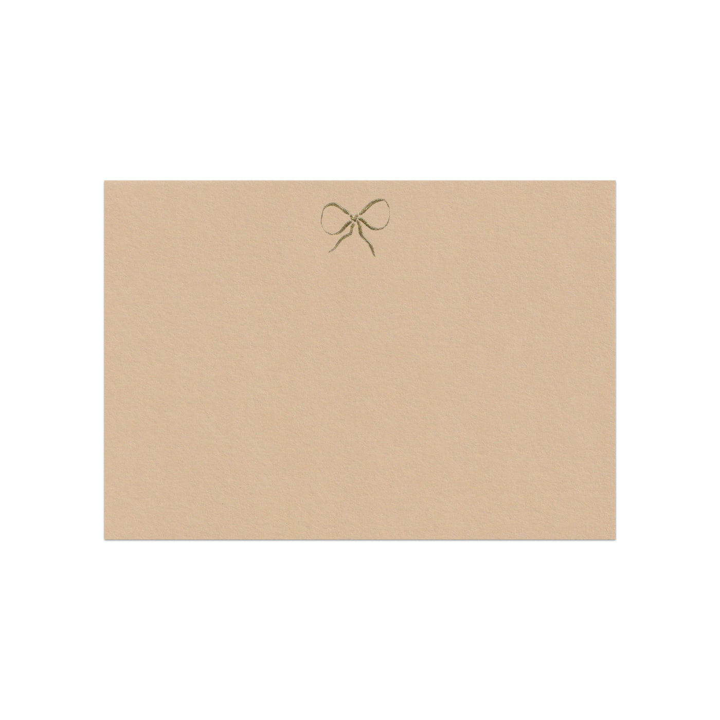 Hand Painted Bow Note Cards in Oat