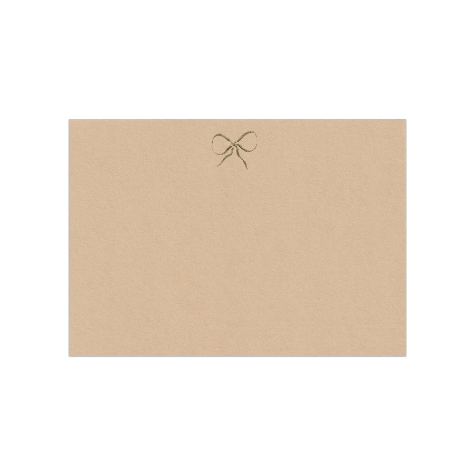 Hand Painted Bow Note Cards in Oat