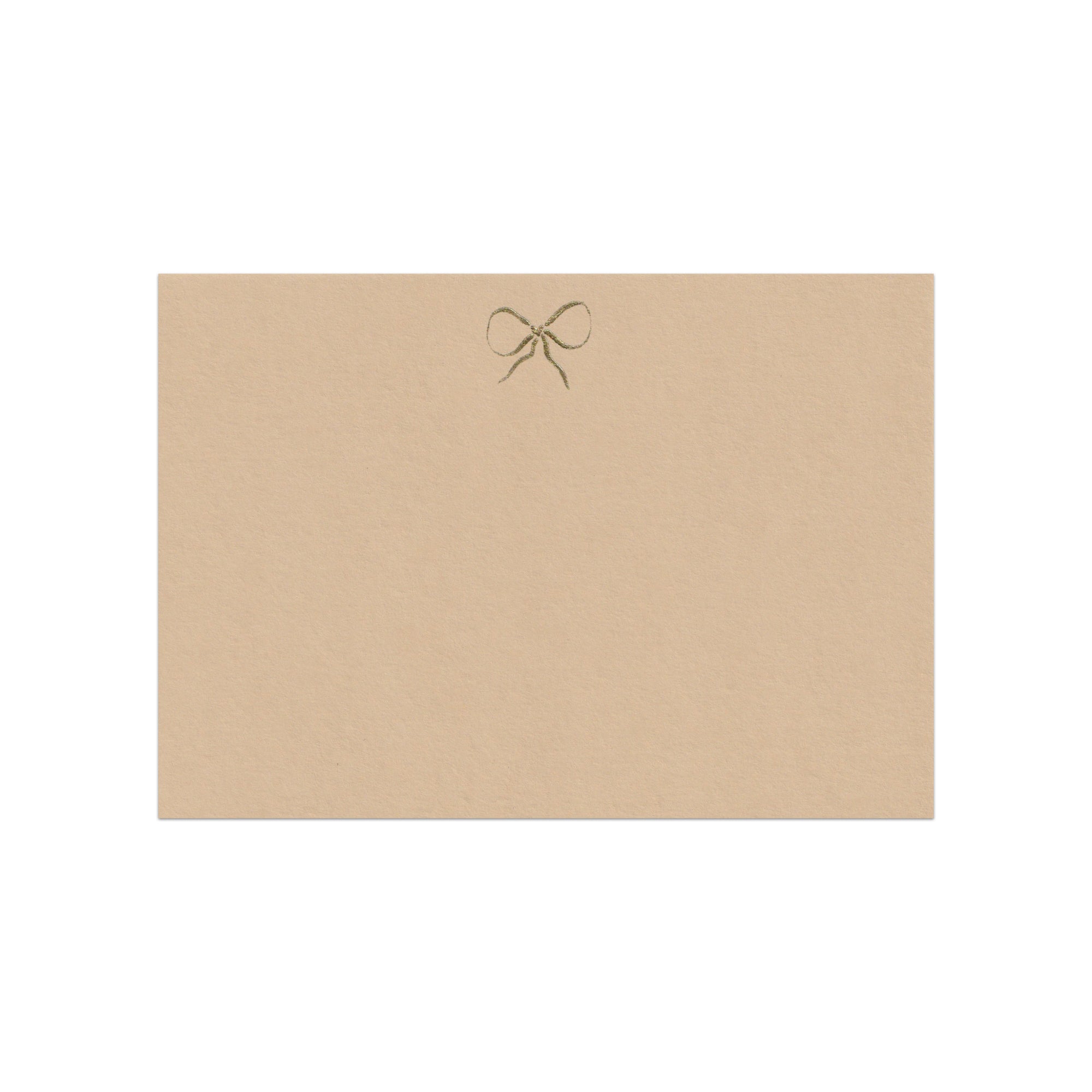 Hand Painted Bow Note Cards in Oat