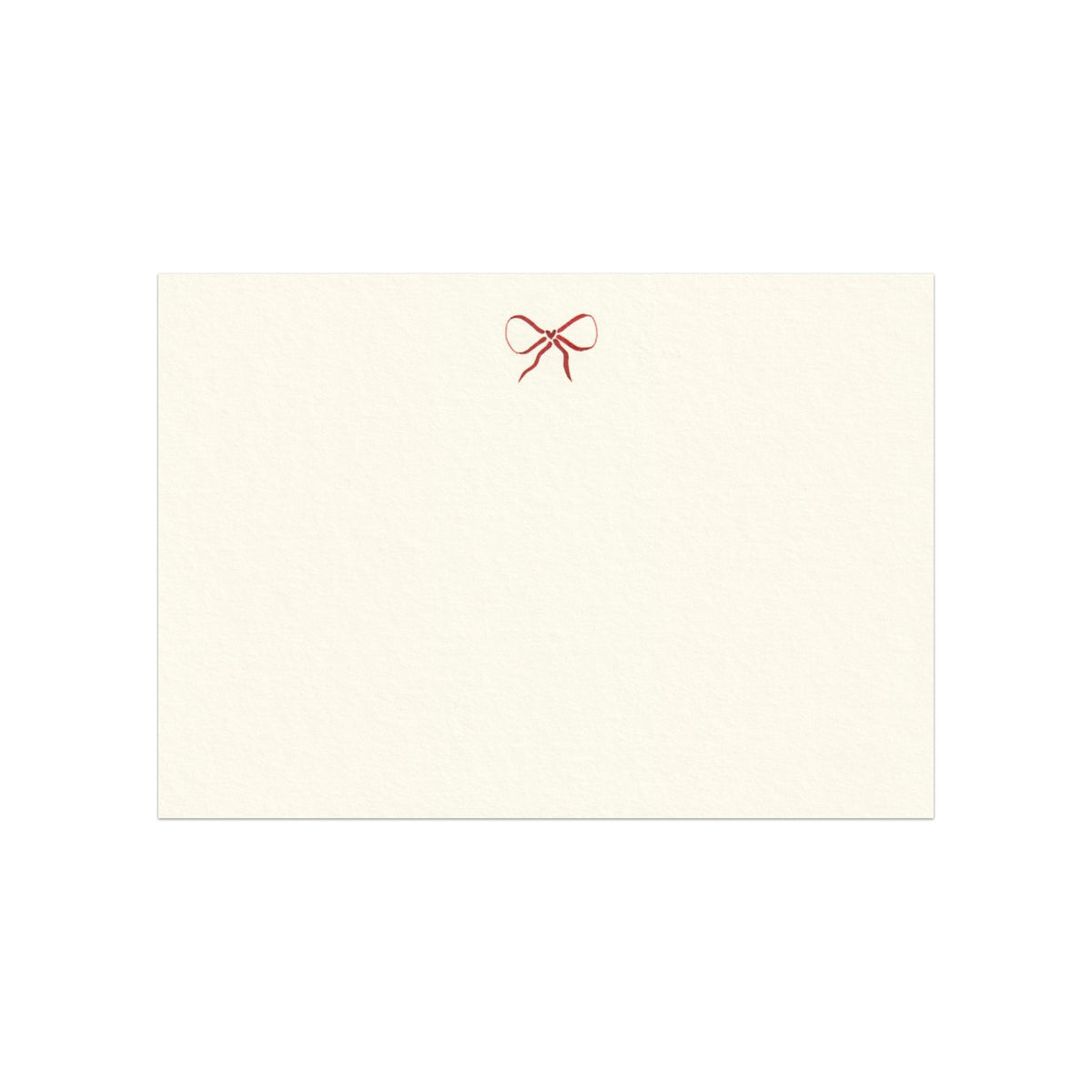 Hand Painted Bow Note Cards in Ivory