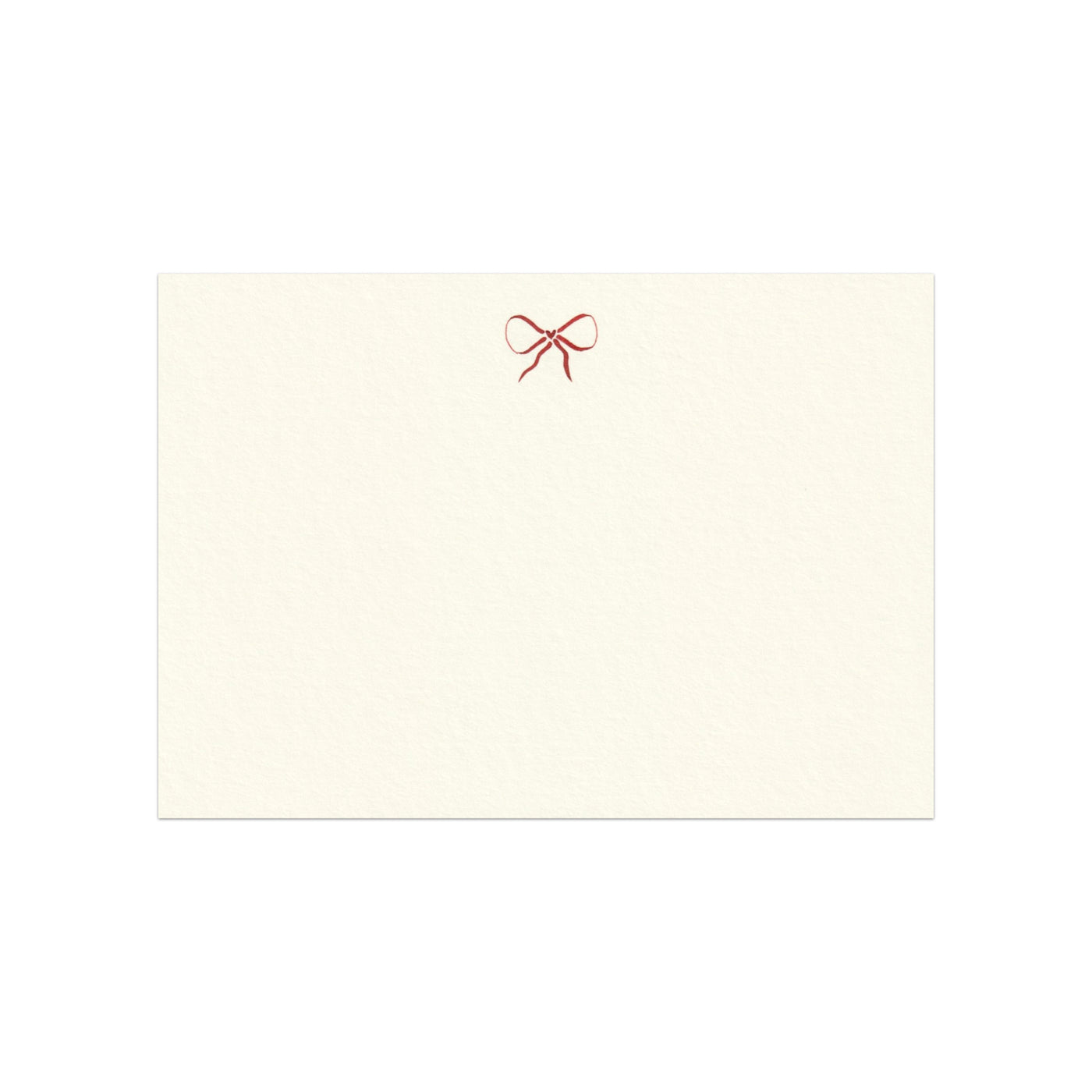 Hand Painted Bow Note Cards in Ivory