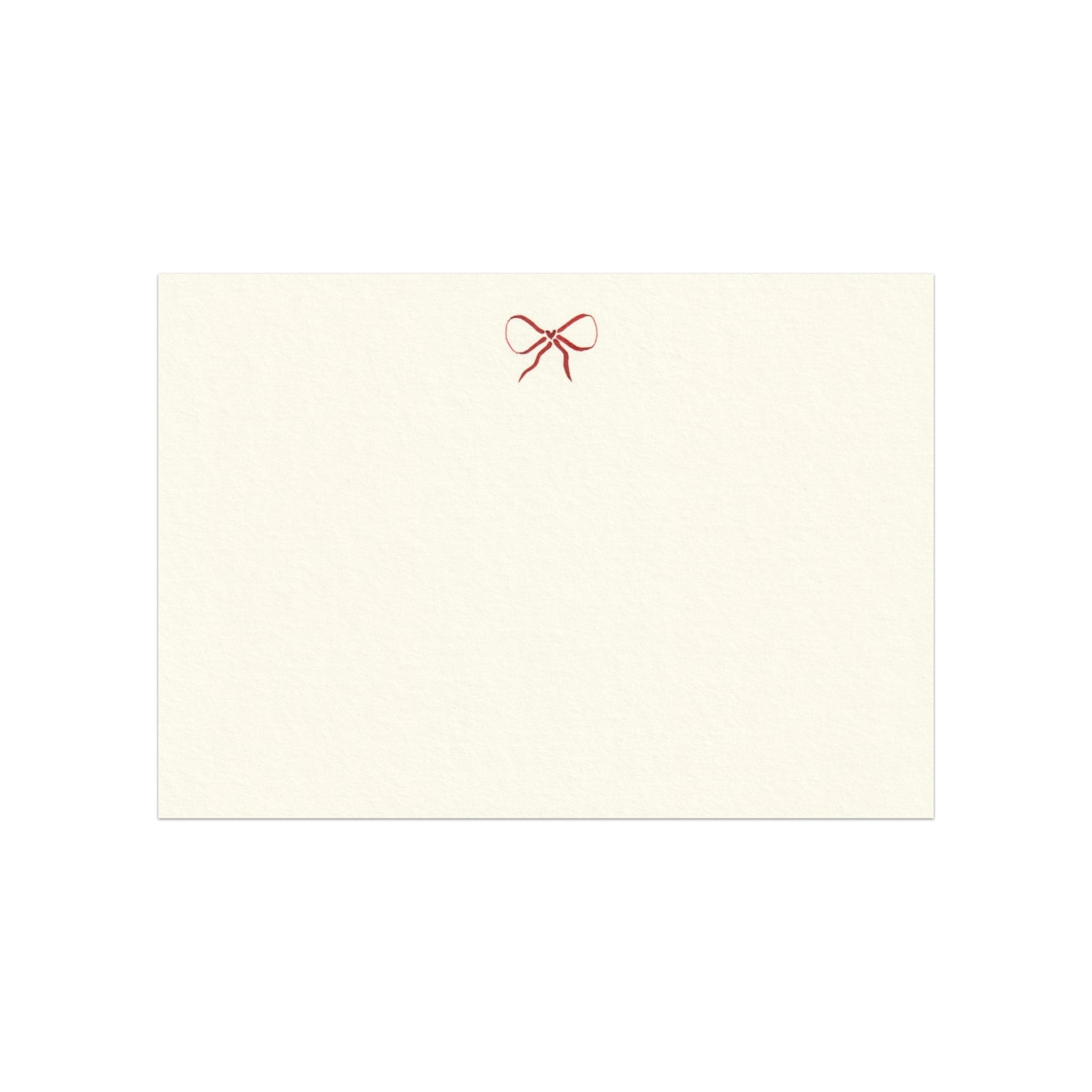 Hand Painted Bow Note Cards in Ivory