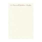 Personalised Writing Paper in Cotton