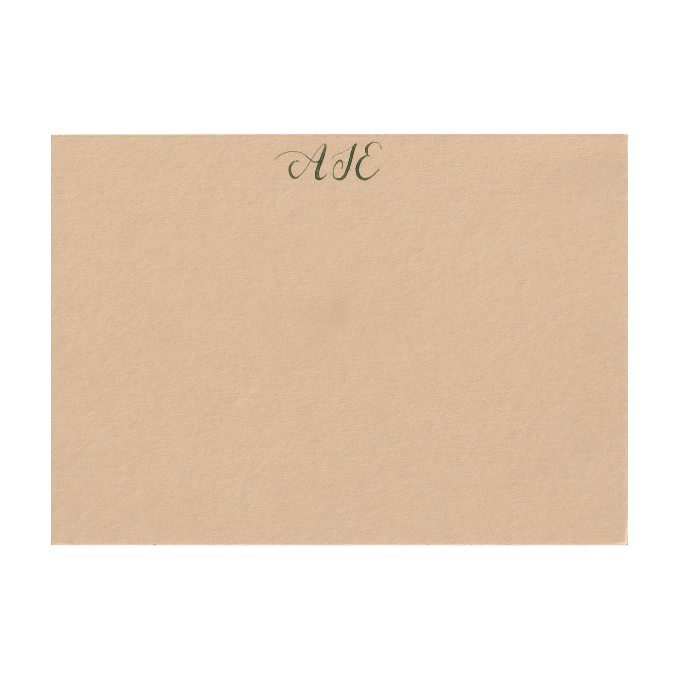 Personalised Note Cards in Oat