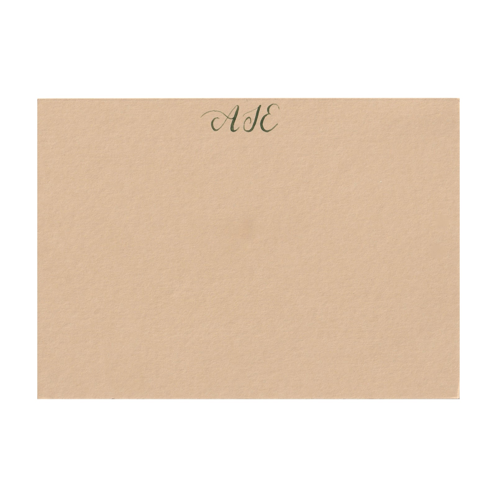 Personalised Note Cards in Oat