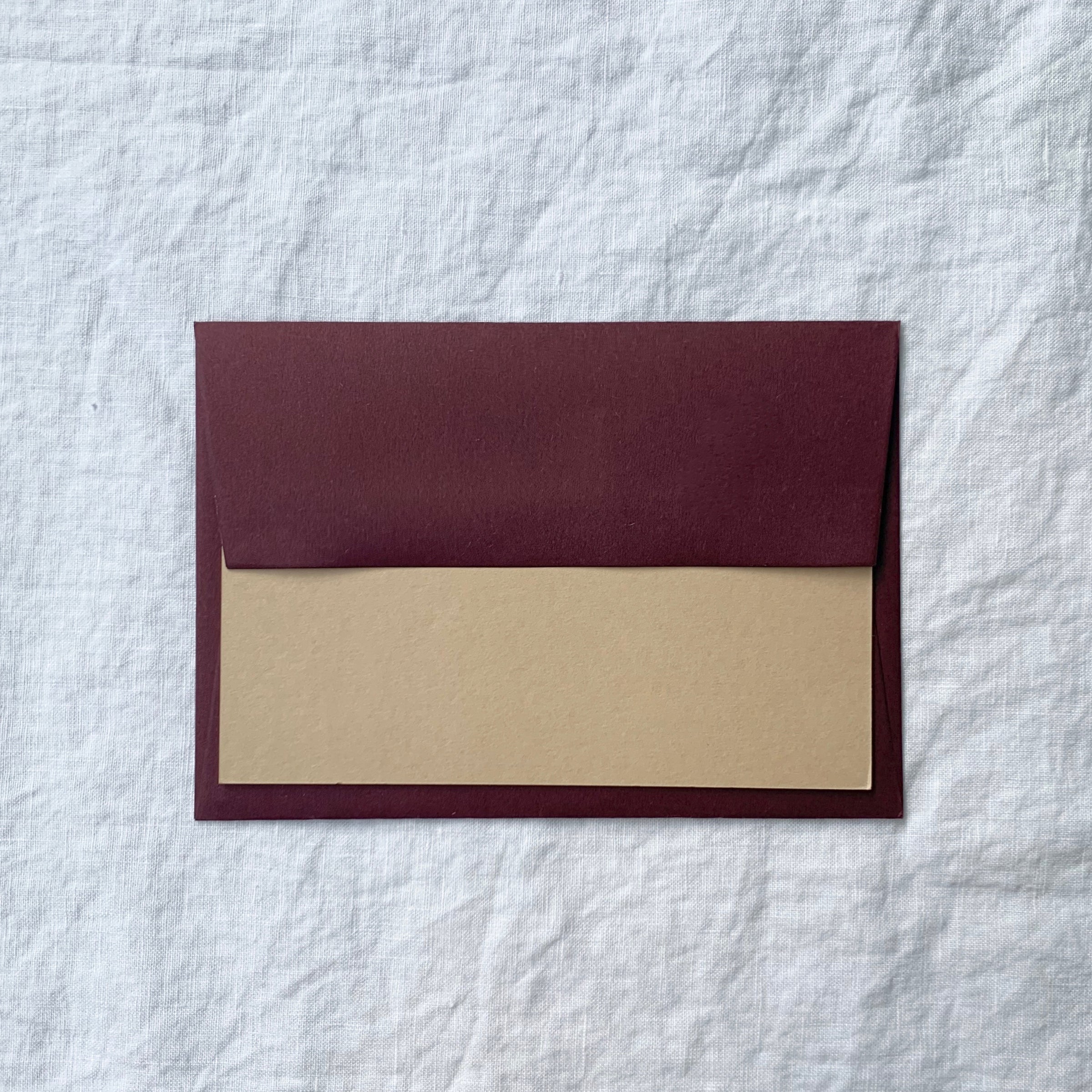 Personalised Note Cards in Oat