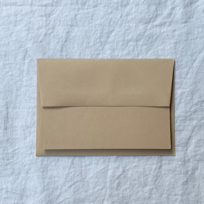 Personalised Note Cards in Oat