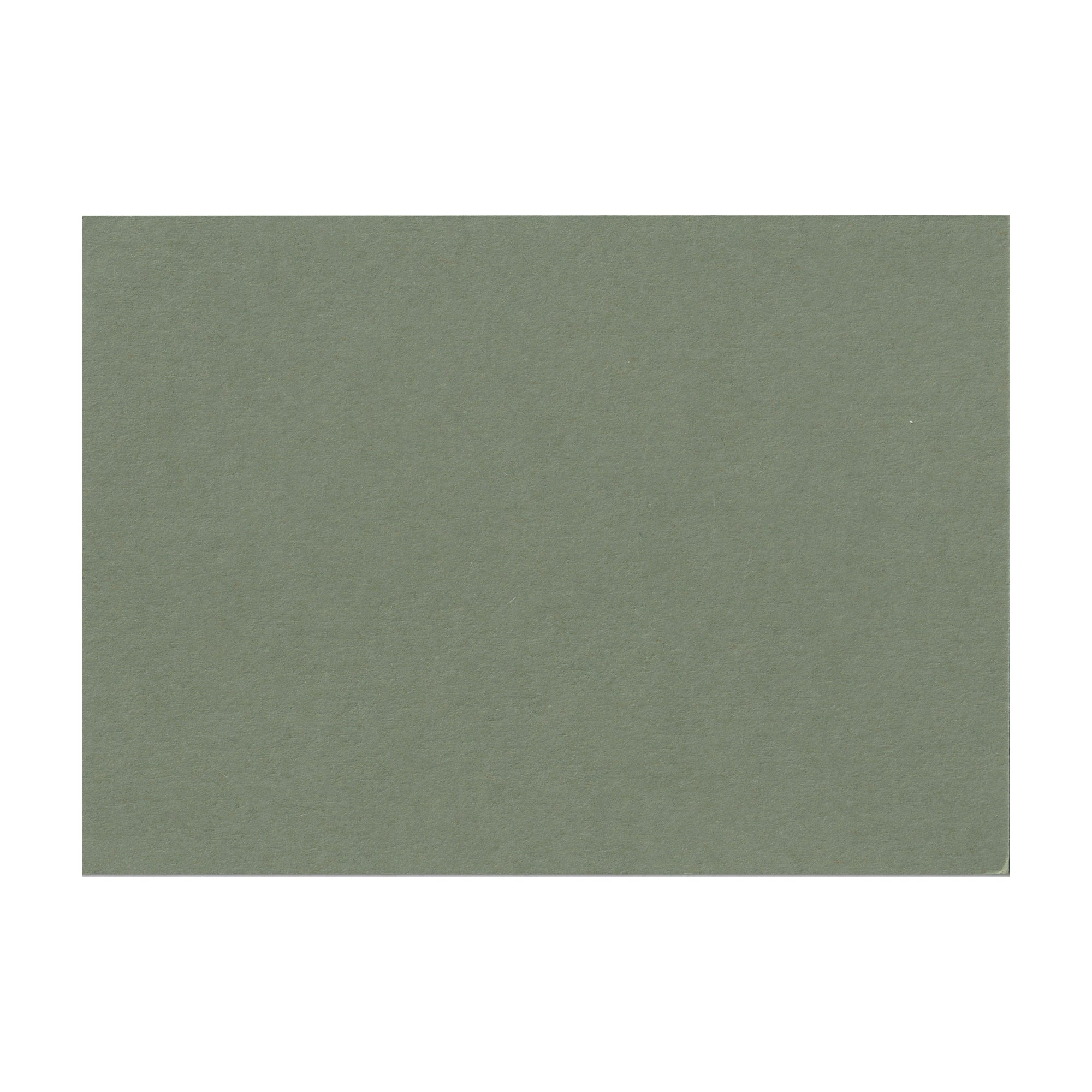 Plain Note Cards in Olive Green